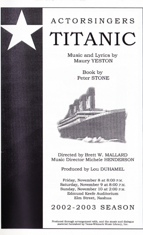 Titanic (2002) - Actorsingers