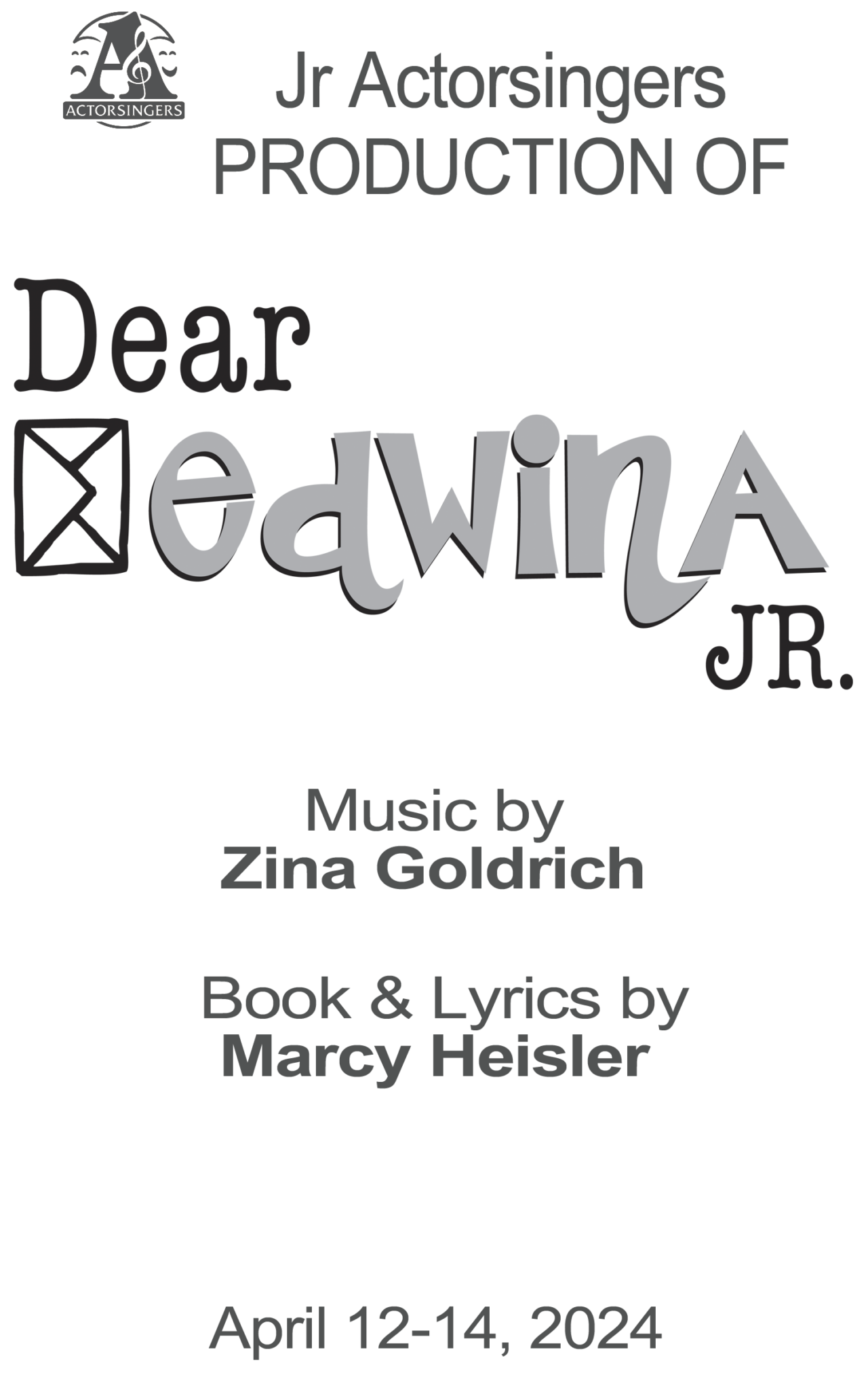 Dear Edwina jr (2024) - Actorsingers
